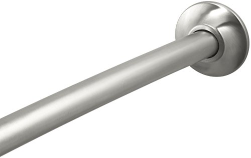 KOHLER 563610 Curved Shower Rod, Brushed Stainless