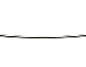 KOHLER 563610 Curved Shower Rod, Brushed Stainless