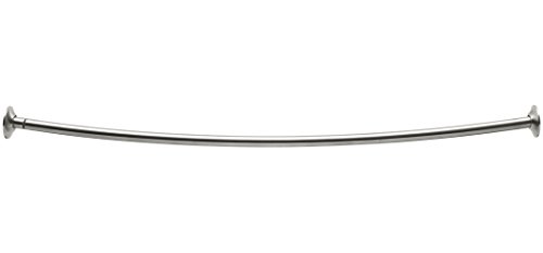 KOHLER 563610 Curved Shower Rod, Brushed Stainless