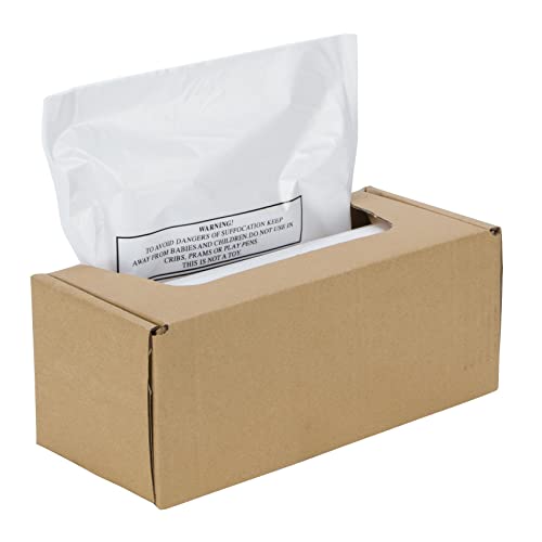 Fellowes Powershred Shredder Bags for 125/225/2250 Series Shredders, 50 Bags & Ties (36054)