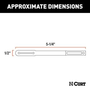 CURT 58203 Vehicle-Side 5-Pin Flat Trailer Wiring Harness Connector Dust Cover