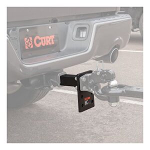 CURT 48325 Adjustable Pintle Mount for 2-Inch Hitch Receiver, 15,000 lbs, 6-1/2-Inch Drop, 8-Inch Length