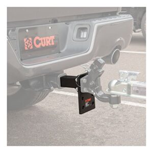 CURT 48325 Adjustable Pintle Mount for 2-Inch Hitch Receiver, 15,000 lbs, 6-1/2-Inch Drop, 8-Inch Length