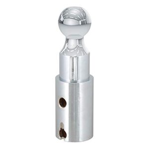 curt 60603 double lock riser gooseneck ball, 1-inch rise, 30,000 lbs, 2-5/16-in. diameter