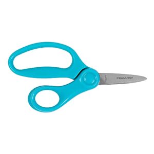 Fiskars 194300-1063 Back to School Supplies, Kids Scissors Pointed-tip, 5 Inch, Color Received May Vary