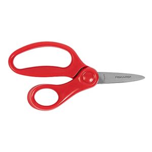 Fiskars 194300-1063 Back to School Supplies, Kids Scissors Pointed-tip, 5 Inch, Color Received May Vary