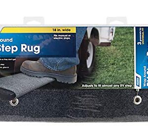 Camco 42925-A Gray 18 Inch 42925 18" Rv Step Rug-Grey