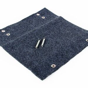 Camco 42925-A Gray 18 Inch 42925 18" Rv Step Rug-Grey