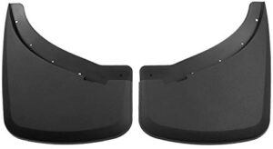 husky liners mud guards | dually rear mud guards – black | 57841 | fits 2007-2014 chevrolet silverado/gmc sierra 3500 w/ dual rear wheels 2 pcs