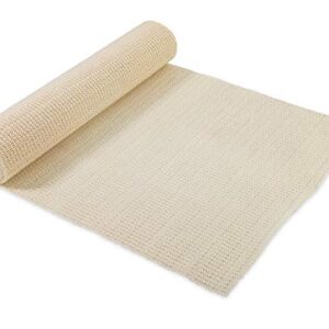 Camco Slip Stop Liner - Prevents Slipping and Sliding in RVs & Camper Kitchen Shelves and Drawers | Great for Toolboxes, Rugs, & More |Durable, Washable Material | 1' x 12' Roll - Cream (43277)