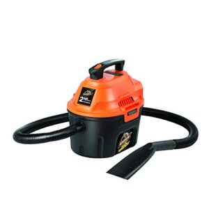 armor all, aa255 , 2.5 gallon 2 peak hp wet/dry utility shop vacuum , orange