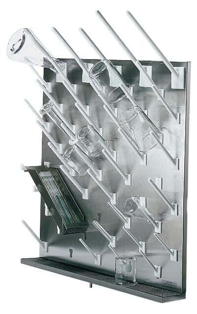 Modular Stainless Steel Drying Rack, 60 White pegs