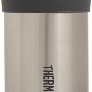 THERMOS Stainless Steel Beverage Can Insulator for 12 Ounce Can, Stainless Steel