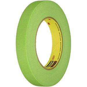 3m 26334 crl 3/4″ x 55m automotive performance paint 233+ masking tape, green