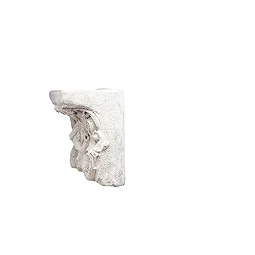 Design Toscano Cathedral Cherub Sculptural Wall Shelf, 5.5"D x 20"W x 8"H, Antique Stone