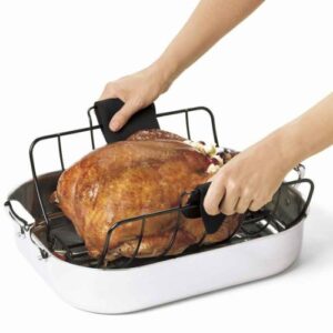 Cuisipro 746780 Roasting Rack, 16 IN, Stainless Steel