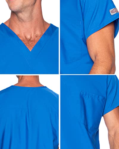 Landau Scrub Zone Unisex Relaxed Fit 1-Pocket V-Neck Scrub Top 71221