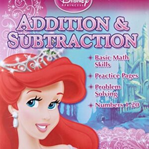 Easter Basket Stuffer Gift Disney Princess Addition and Subtraction Kindergarten Math Workbook