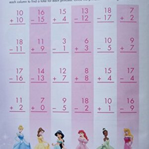 Easter Basket Stuffer Gift Disney Princess Addition and Subtraction Kindergarten Math Workbook