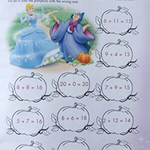 Easter Basket Stuffer Gift Disney Princess Addition and Subtraction Kindergarten Math Workbook