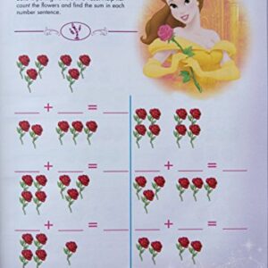 Easter Basket Stuffer Gift Disney Princess Addition and Subtraction Kindergarten Math Workbook