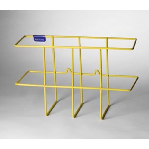 MSDS Binder Rack 4", Yellow wall mountable, RTK Holder for 3 Ring (not included)