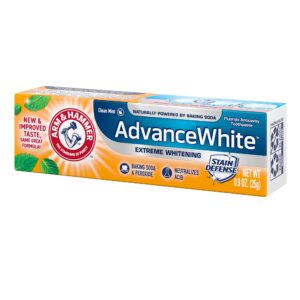 Arm & Hammer Advance White Extreme Whitening Toothpaste, 0.9 oz. (Packaging May Vary)