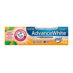 Arm & Hammer Advance White Extreme Whitening Toothpaste, 0.9 oz. (Packaging May Vary)