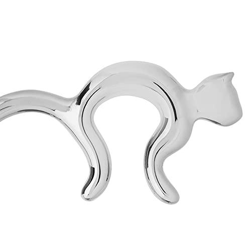 Alessi Aleesi FGO01 Minou Purse Hook, Silver,Small