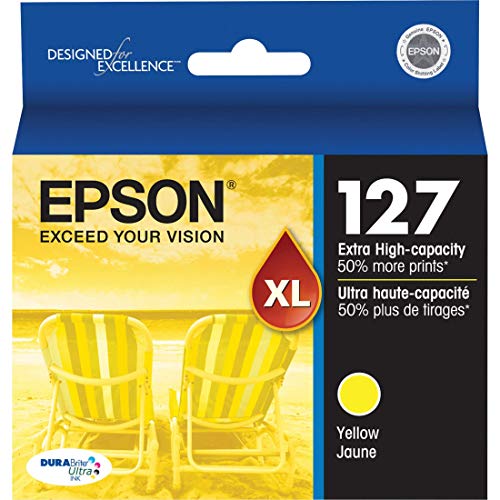 Epson DURABrite Ultra 127 Extra High-capacity Inkjet Cartridge Yellow T127420-S