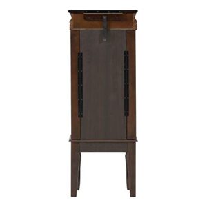 Powell Italian Influenced Transitional Espresso Jewelry Armoire