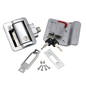 fastec 43610-00-sp fic travel trailer lock with deadbolt – chrome