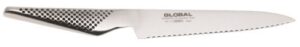 global 6″ serrated utility scallop knife