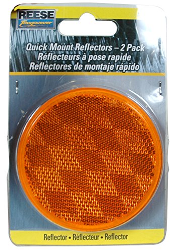 Reese Towpower 73817 Amber Reflector - 2 Pack