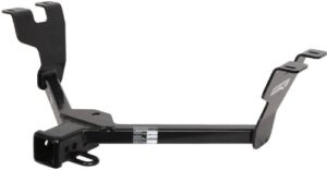 reese towpower 44581 class iii custom-fit hitch with 2″ square receiver opening, includes hitch plug cover , black