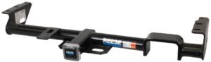 reese towpower 44076 class iii custom-fit hitch with 2″ square receiver opening, includes hitch plug cover , black