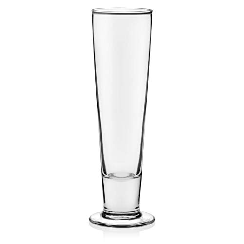 Libbey Stockholm Pilsner Beer Glasses, 14.5-ounce, Set of 4