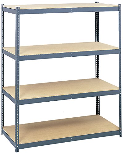 Safco Products 5261 Archival Shelving Shelves for use with Archival Shelving Frame 5260, Sold Separately, (Qty. 4), Tan