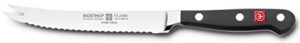 wusthof classic tomato knife, one size, black, stainless steel