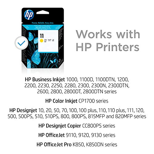 HP 11 | Ink Printhead | Yellow | C4813A