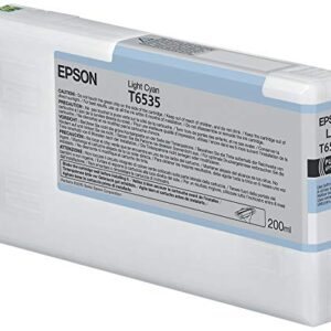 Epson UltraChrome HDR Ink Cartridge - 200ml Light Cyan (T653500)