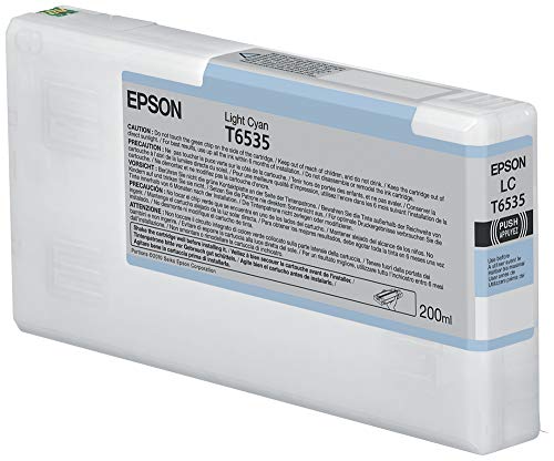 Epson UltraChrome HDR Ink Cartridge - 200ml Light Cyan (T653500)