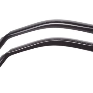 WeatherTech Custom Fit Front Side Window Deflectors for Dodge Ram 1500 Pickup QuadCab, Dark Smoke