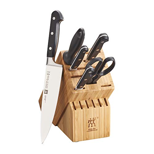 Zwilling J.A. Henckels Professional S Knife Block Set, 7 Piece, Black