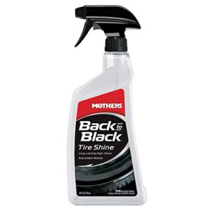 mothers 06924 back-to-black tire shine, 24 fl. oz.