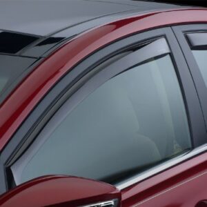 WeatherTech Custom Fit Front Side Window Deflectors for Toyota Tacoma, Dark Smoke