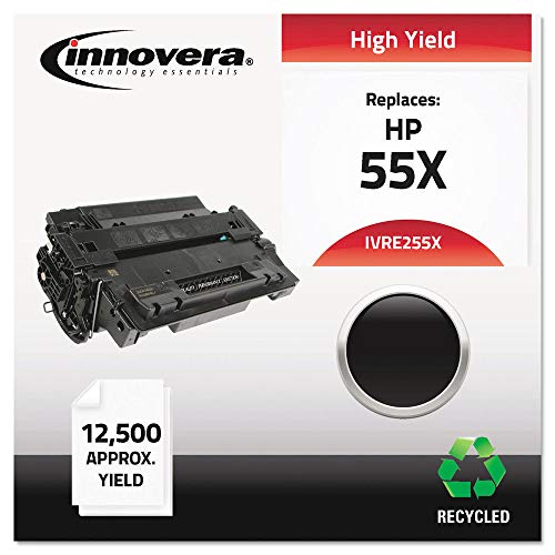 Innovera IVRE255X Remanufactured Ce255x (55x) High-Yield Toner, Black