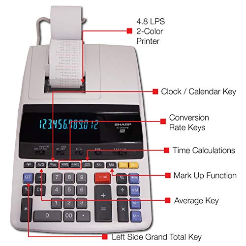 Sharp® EL-2630PIII Printing Calculator