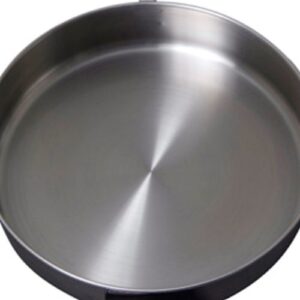 Farberware Classic Saute Pan / Frying Pan / Fry Pan with Lid and Helper Handle - 4.5 Quart, Silver