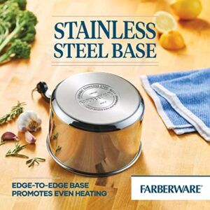 Farberware Classic Stainless Steel Sauce Pan/Saucepan with Lid, 3 Quart, Silver